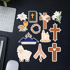 Resurrection Sticker Jesus Sticker Christian Sticker Bible Sticker Cute ...