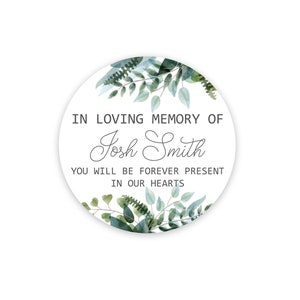 Memorial Stickers in Loving Memory of Custom Stickers - Etsy