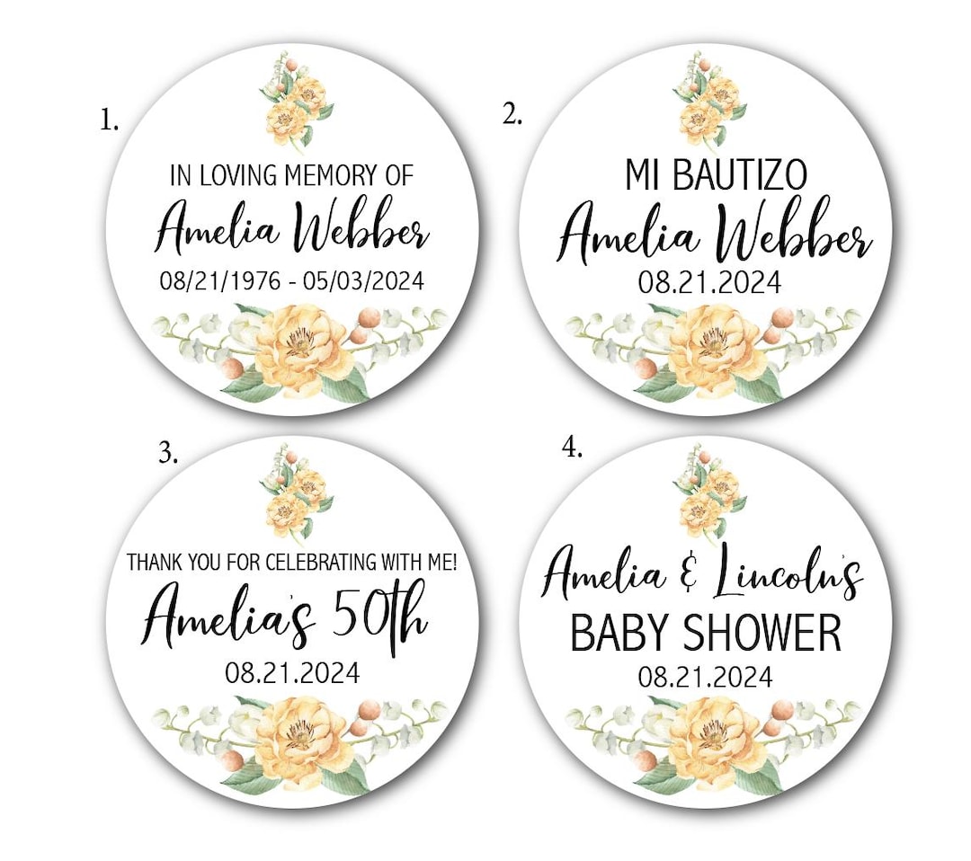 Memorial Stickers - in Loving Memory of - Custom Stickers ...