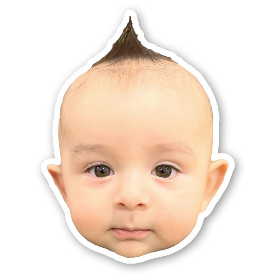 Custom Face Stickers - Personalized Face Stickers - Baby Stickers ...