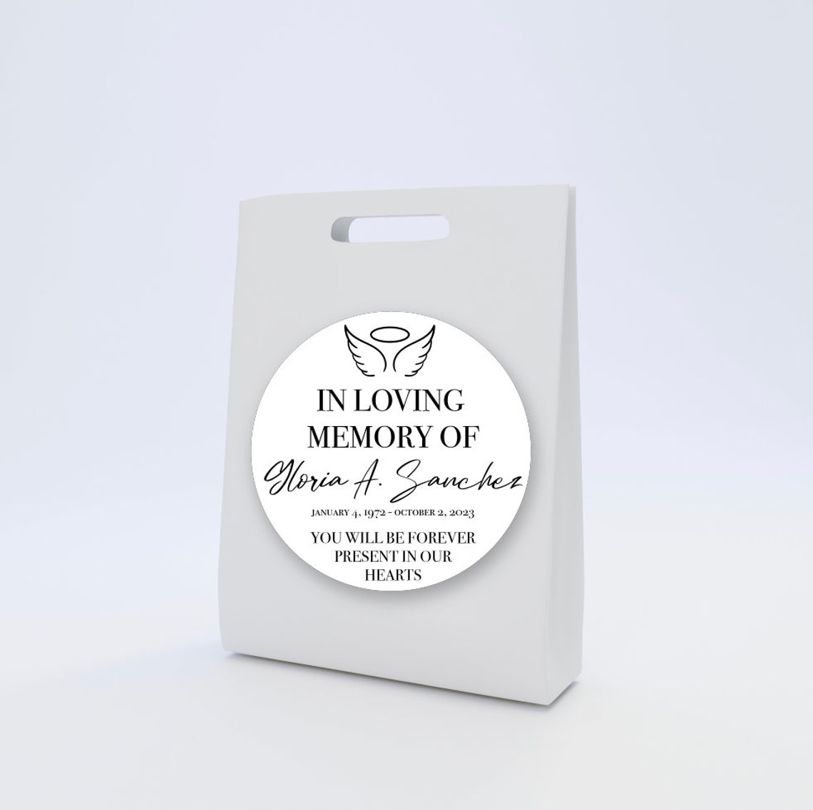 Memorial Stickers - in Loving Memory of - Custom Stickers ...