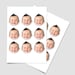 Custom Face Stickers - Personalized Face Stickers - Baby Stickers ...