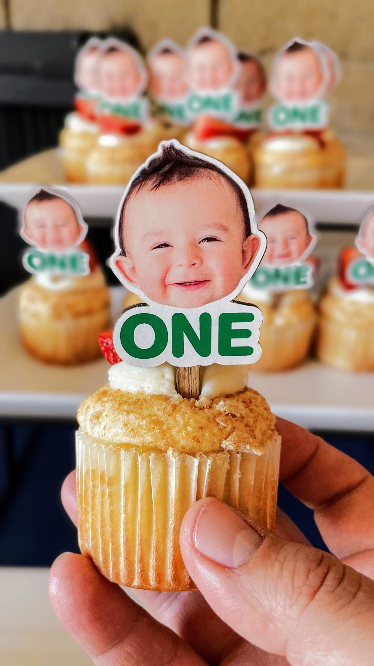 Custom Face Cupcake Toppers Photo Cupcake Toppers - Etsy