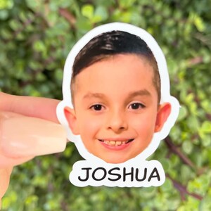 Custom Face Stickers - Birthday Photo Sticker - Face Sticker ...