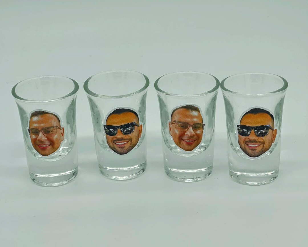 Face Shot Glasses -bachelorette Party - Bachelor Party - Grooms Face ...