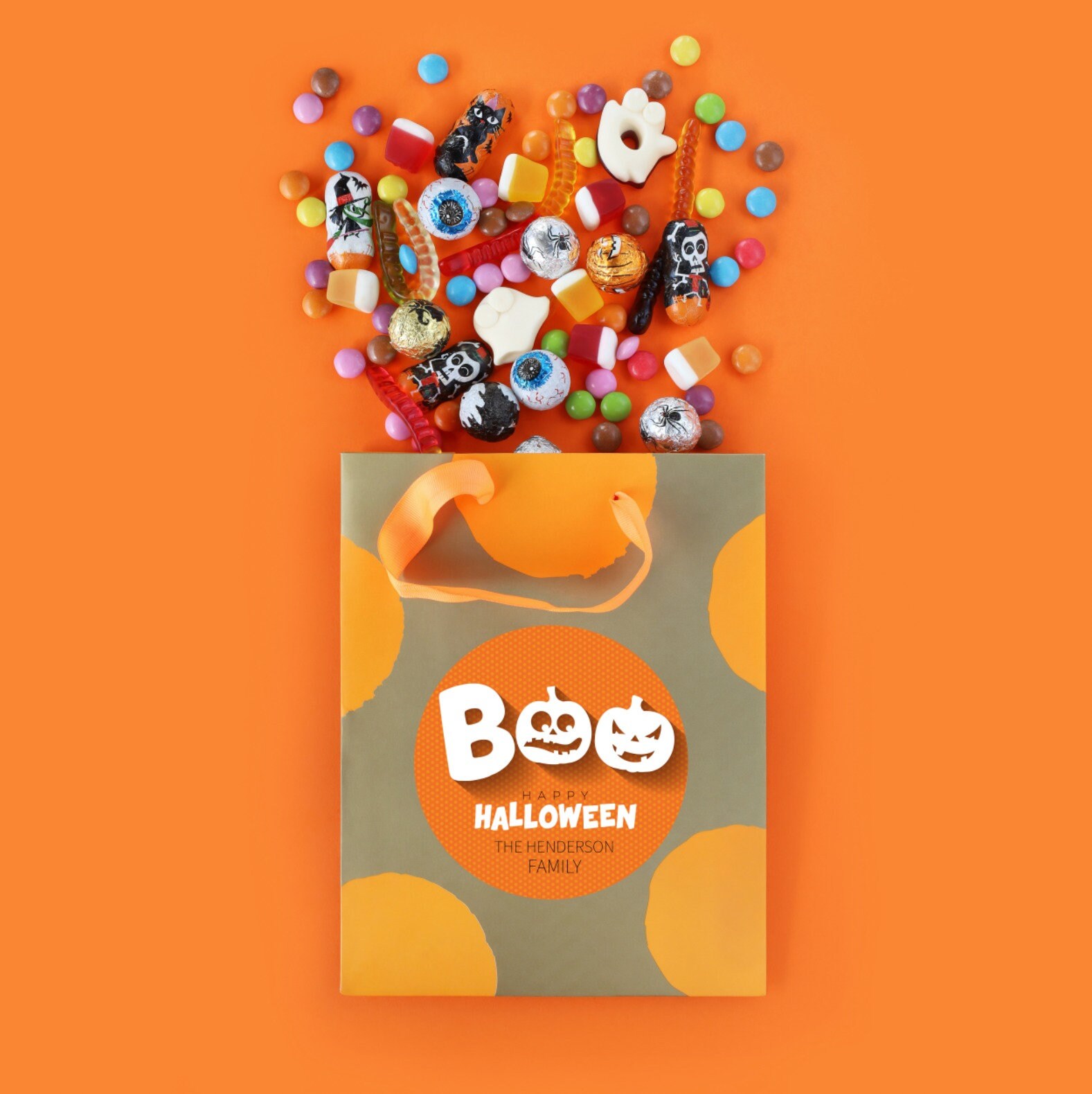 Halloween Stickers - Trick or Treat Labels - Trunk or Treat - Happy ...