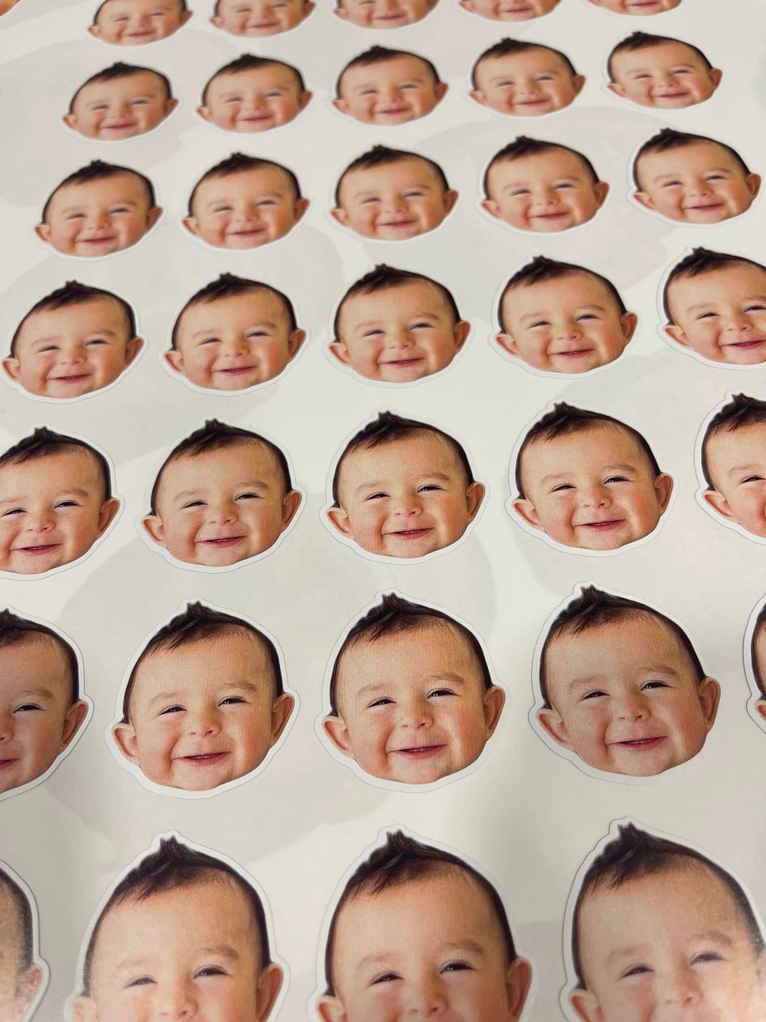 Face Stickers Personalized Face Stickers Baby Stickers - Etsy
