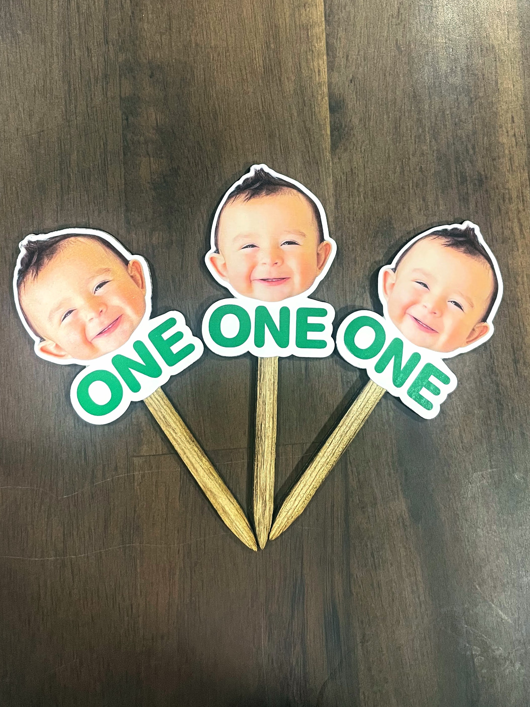 Custom Face Cupcake Toppers Photo Cupcake Toppers - Etsy