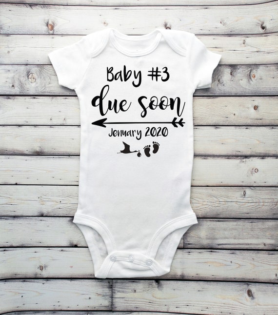 Baby Due Soon Pregnancy Announcement Surprise Guess | Etsy
