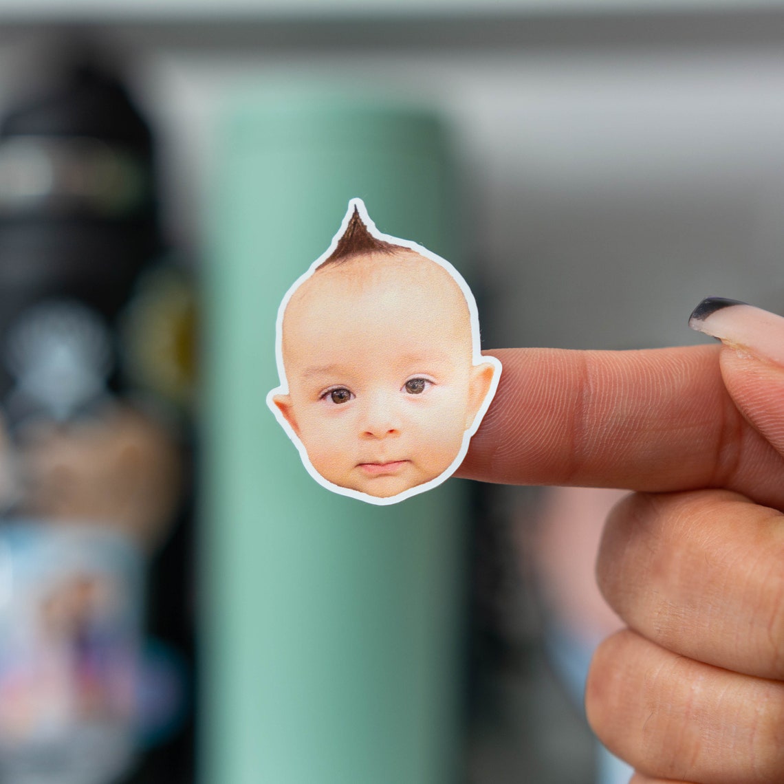 Birthday Hat Stickers - Custom Face Stickers - Personalized Face ...