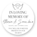 Memorial Stickers in Loving Memory of Custom Stickers Personalized ...