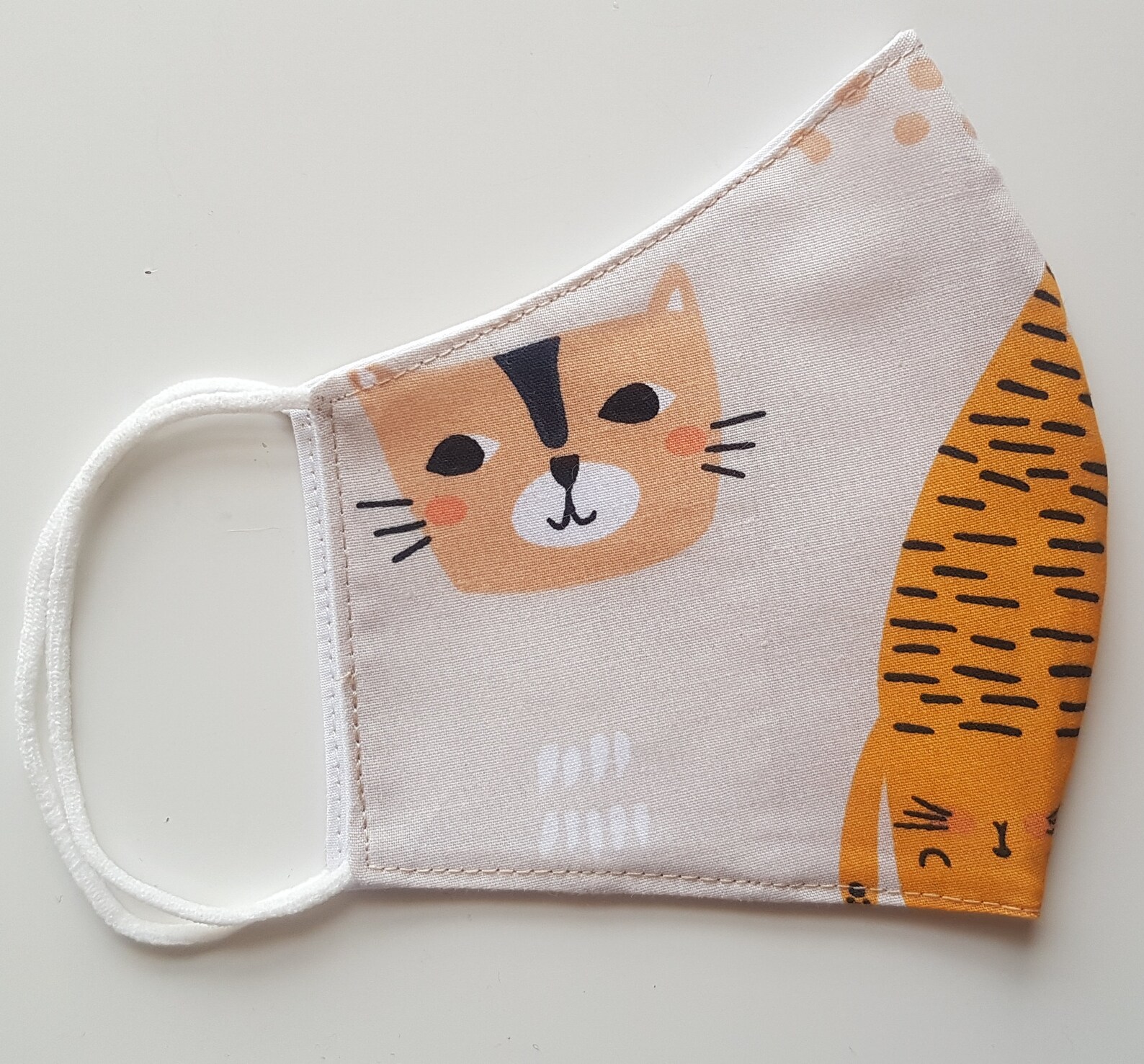 Cute Neko Milk Cat Face Mask Washable and Reusable Size S-M - Etsy
