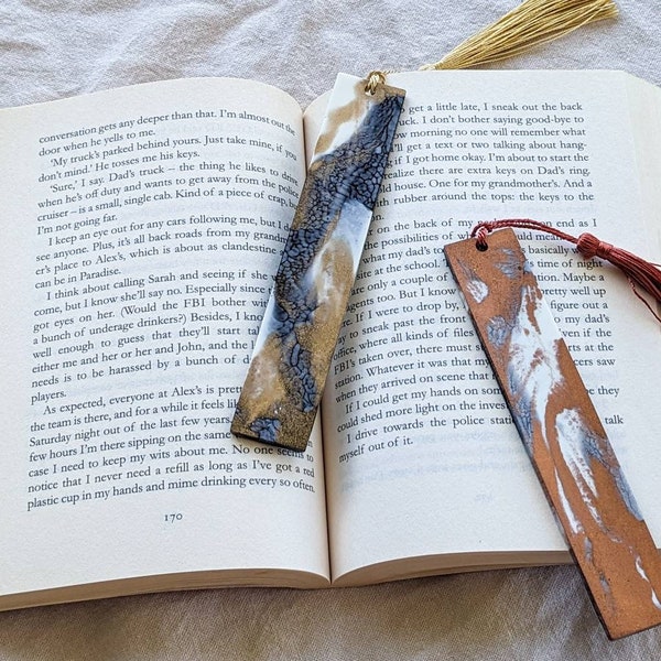 Resin Bookmark - Etsy UK