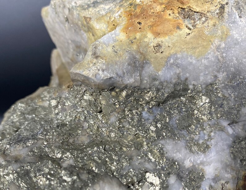 Beautiful Quartz and Colorado Gold Ore Rock Specimen | Etsy