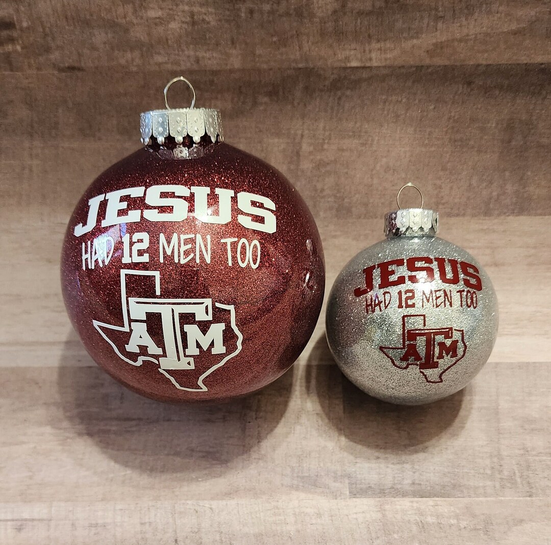 Aggie Christmas Ornament, Aggie Gifts, Aggie Ornament, 12th Man Sign ...