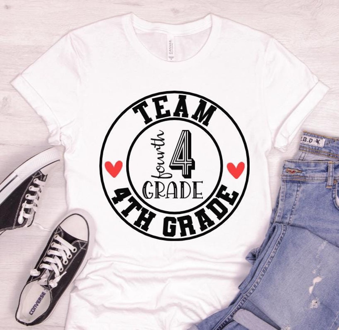 4th Grade Team Shirt, School Team Shirt, 4th Grade Team, Team 4th Grade ...