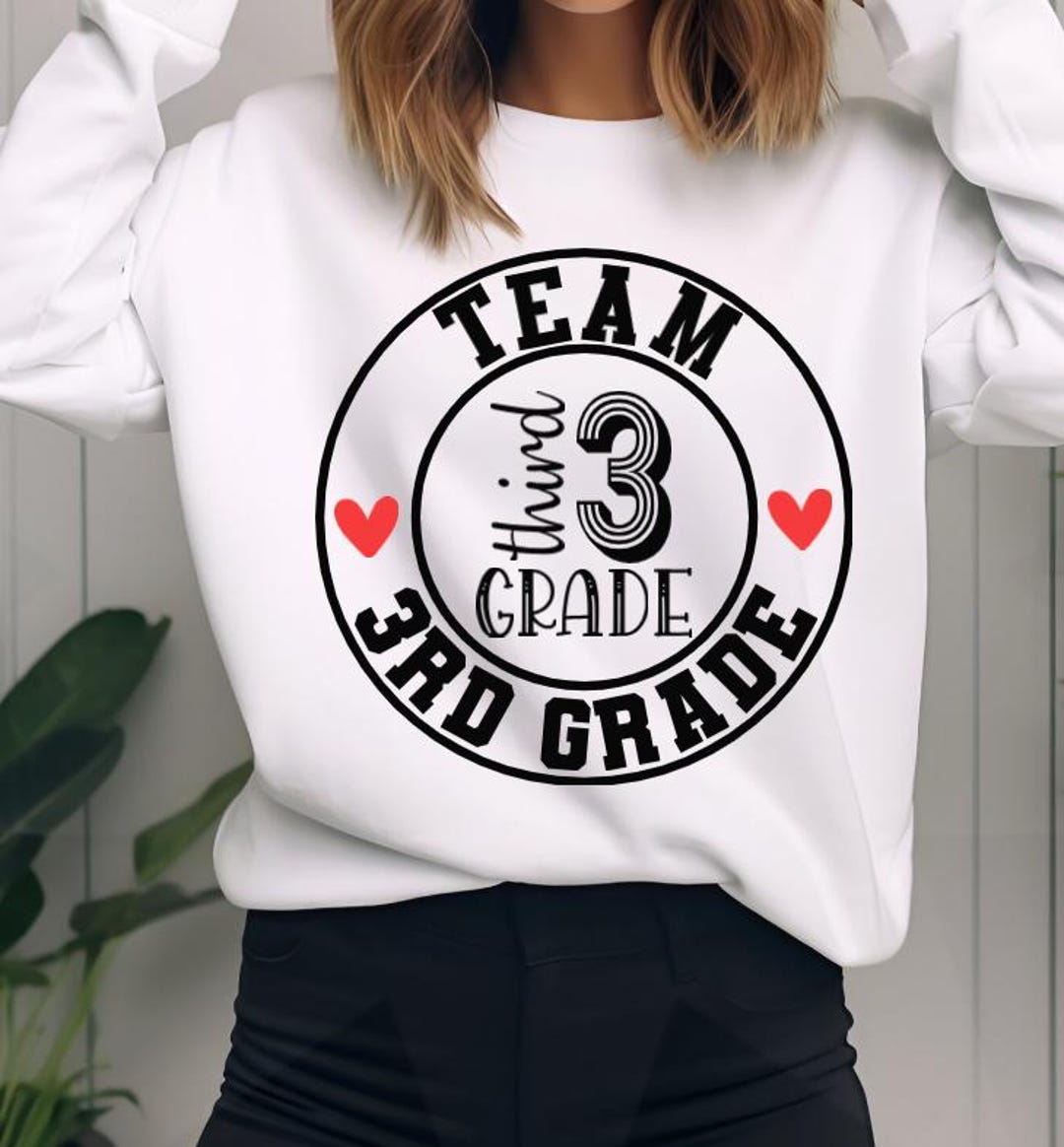 Third Grade Teacher Team Svg, Teacher Team Shirts, Gift for Teacher ...