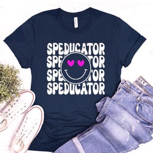 Special Education Teacher Shirt Svg, Retro Smiley Face Svg Png, Special ...