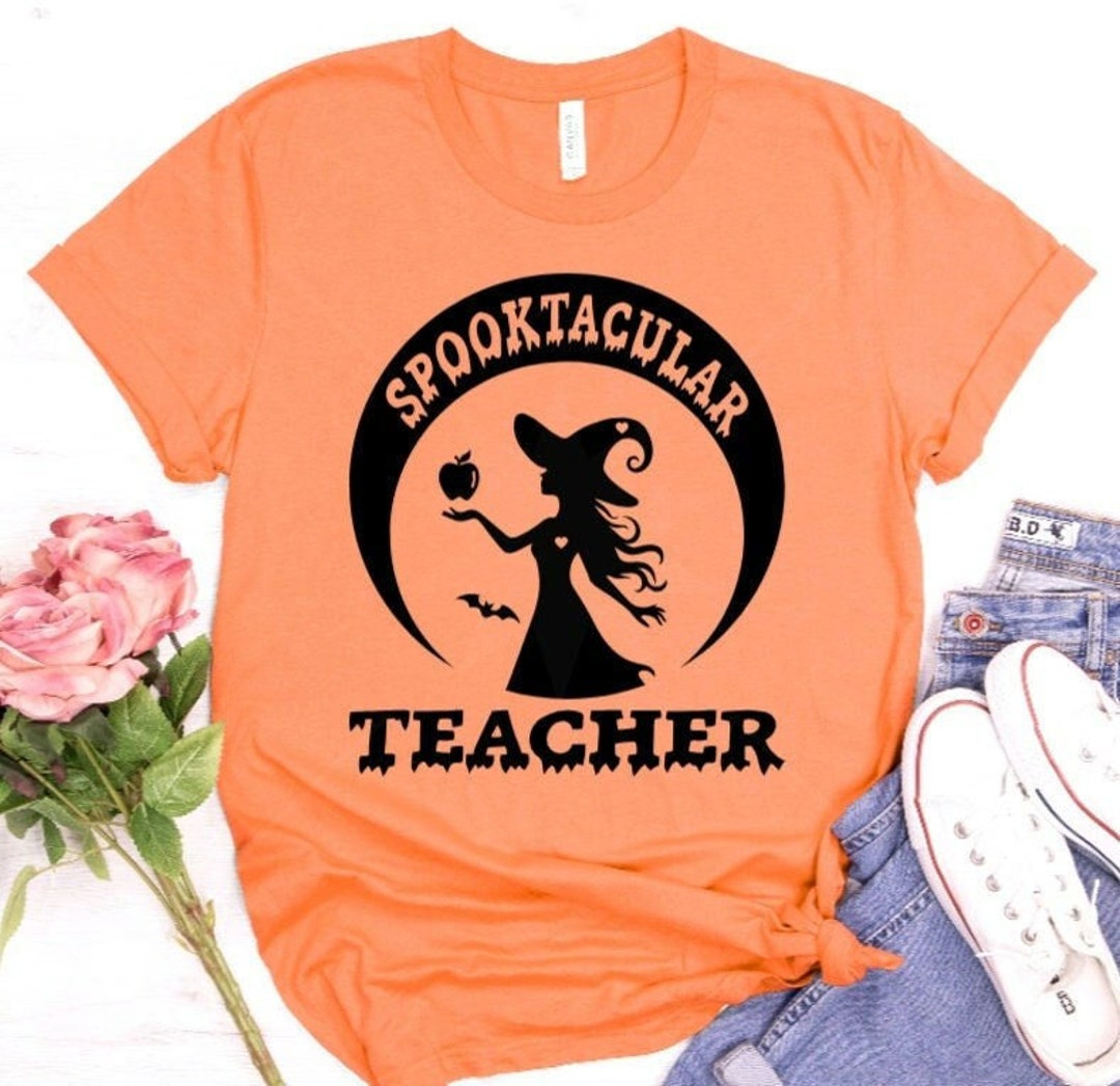 Spooktacular Teacher Svg, Teacher Halloween, Teacher Halloween Design ...
