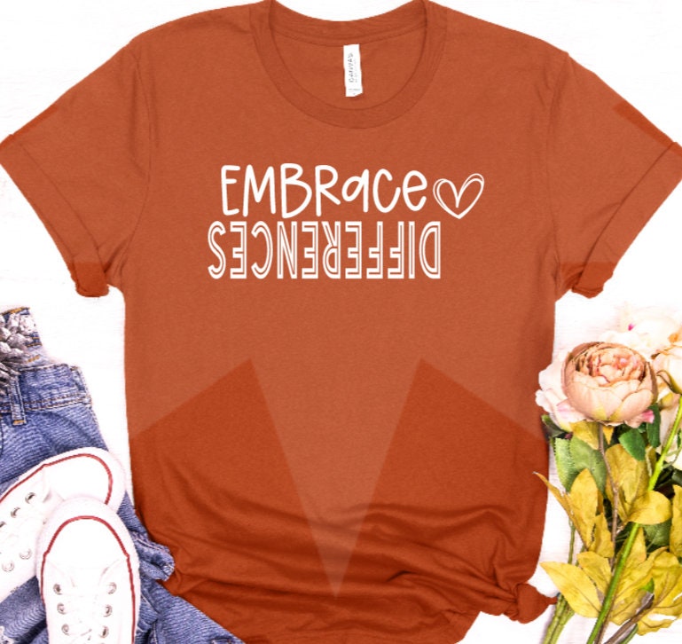 Embrace Differences, Special Education Teacher Svg, Choose to Include ...