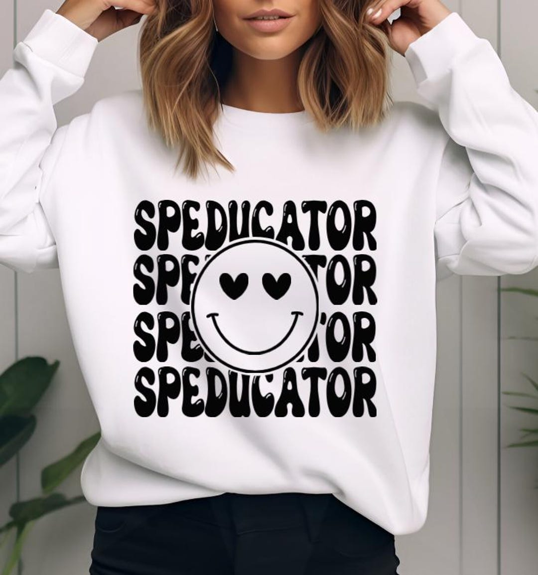Special Education Teacher Shirt Svg, Retro Smiley Face Svg Png, Special ...