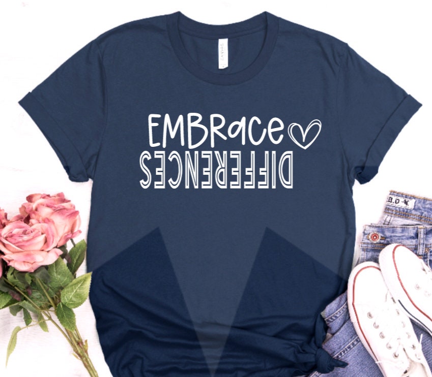 Embrace Differences, Special Education Teacher Svg, Choose to Include ...