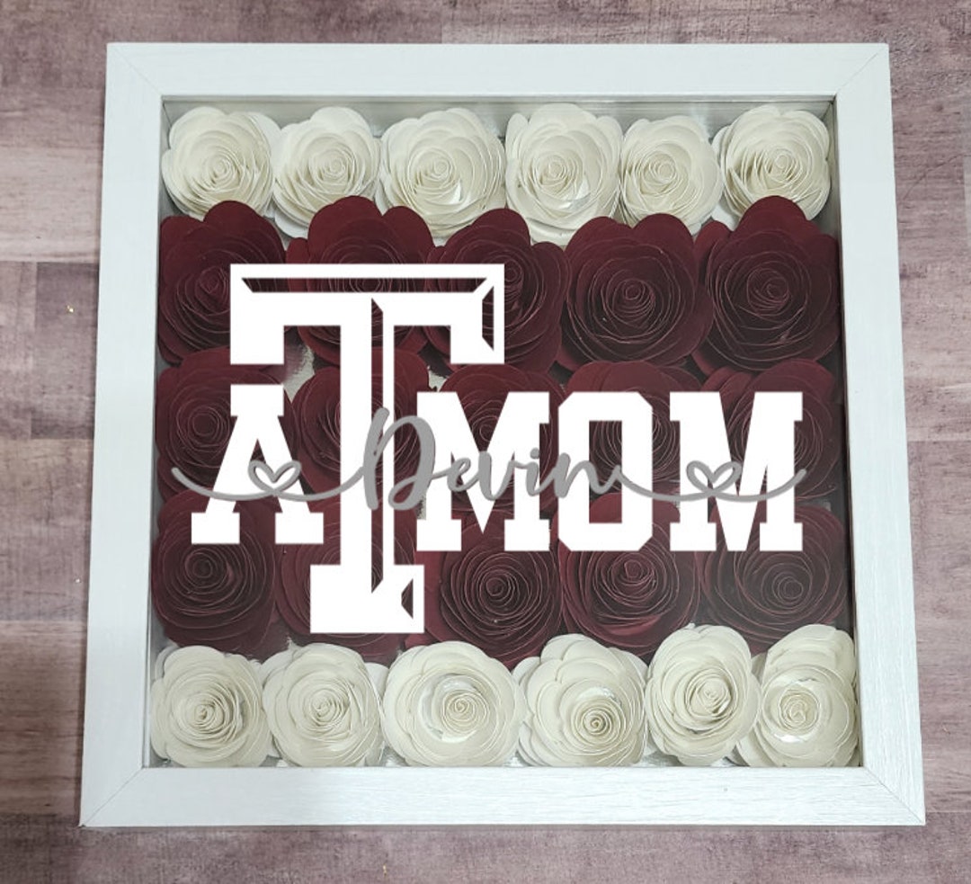 College Shadow Box, Aggie Graduation Gifts, College Acceptance, High ...
