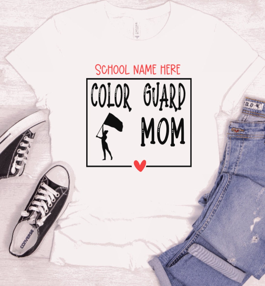 Custom Color Guard Mom Shirt, Custom Color Guard Shirt, Marching Band ...