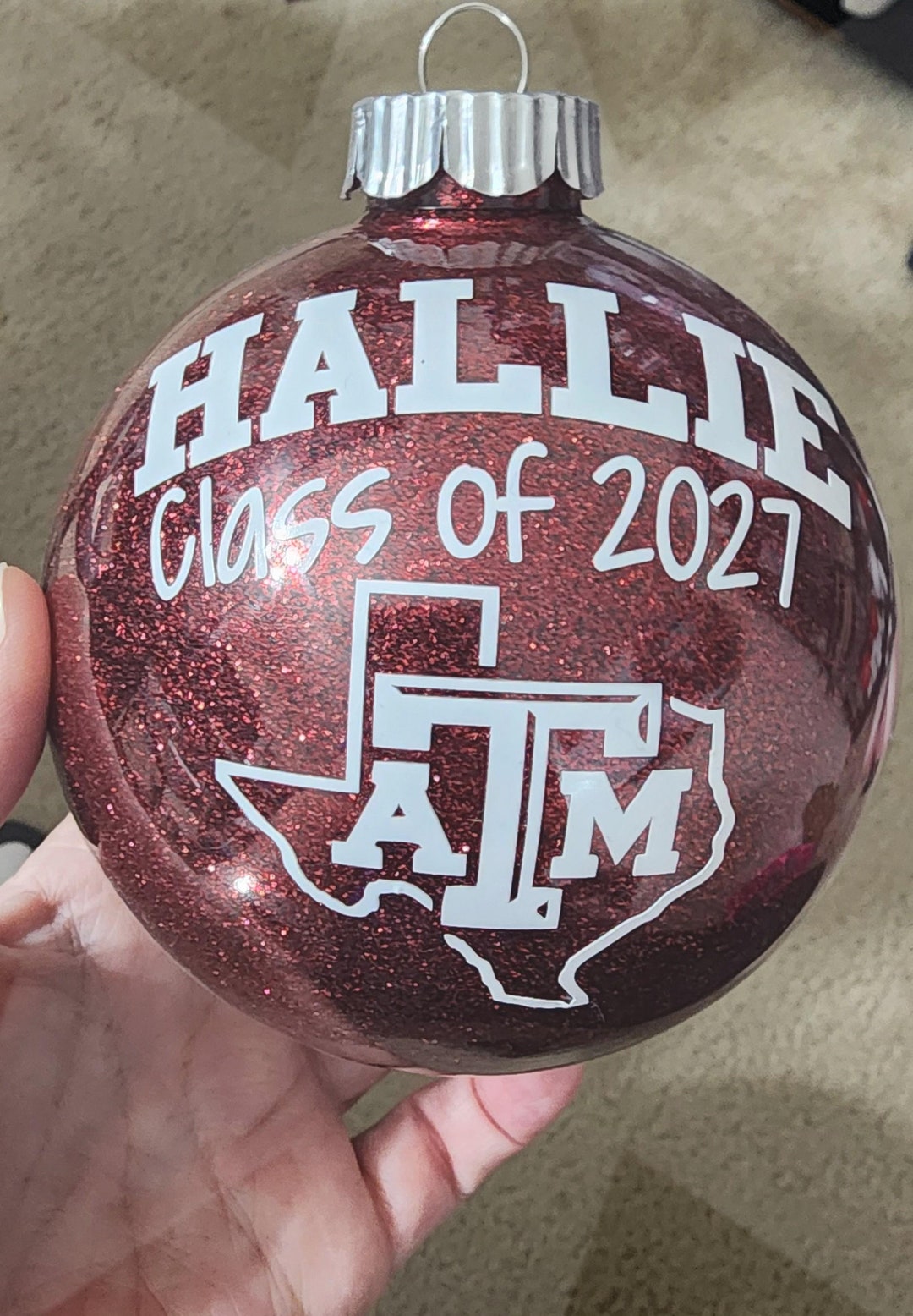 Aggie Christmas Ornament, Aggie Gifts, Graduation Ornament, Texas ...