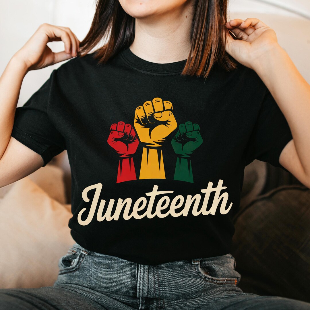 Juneteenth Fist PNG | Red Yellow Green Black Pride Digital Download ...