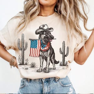 Patriotic Cowboy Dog PNG Bundle | Western Dog Sublimation Clipart ...