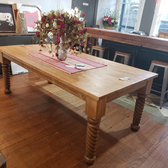 Farmhouse Table Wood Farm Table Farmhouse Dining Table Farm - Etsy
