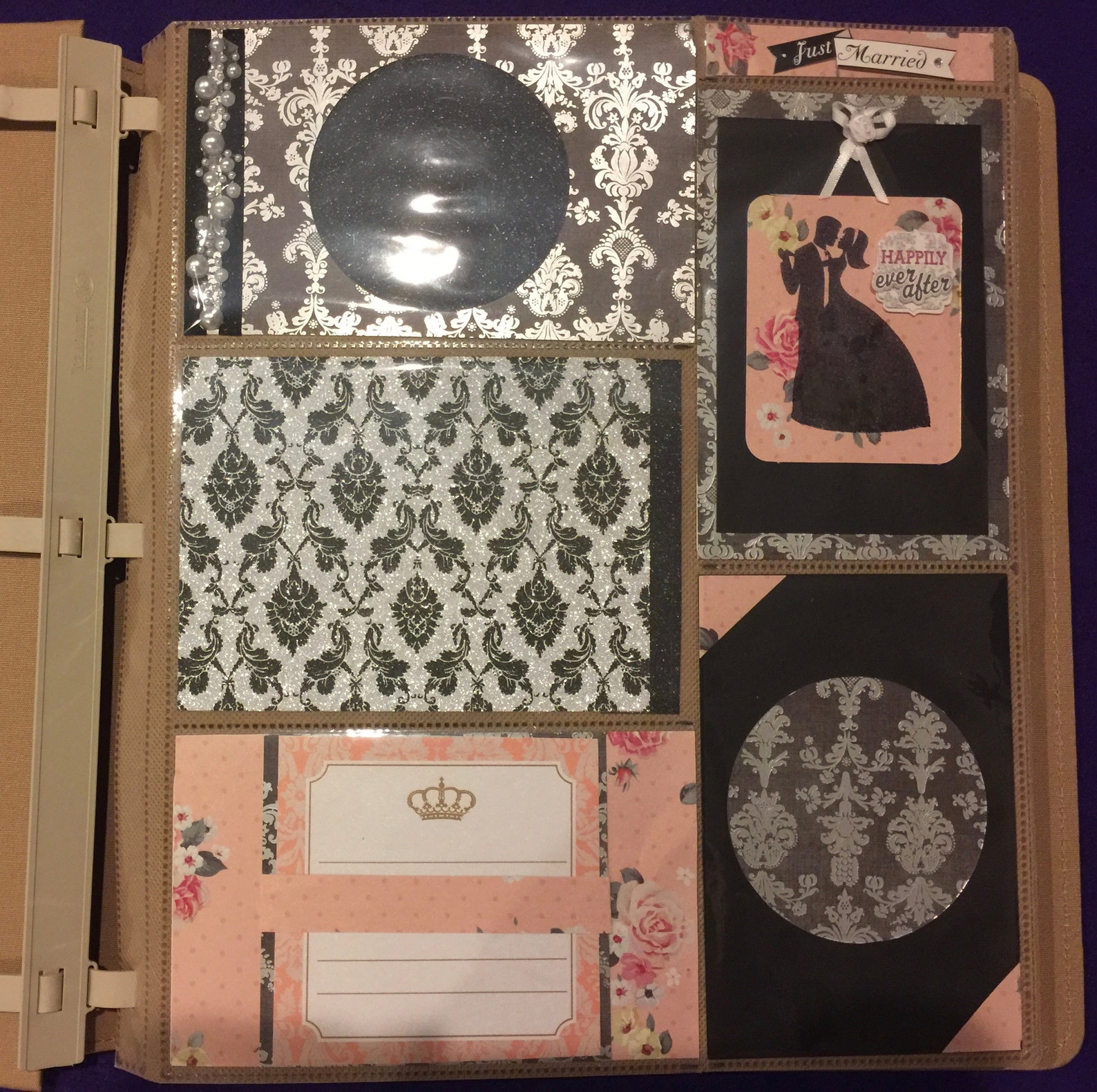 Handmade Wedding Photo Album "the Promise of Love", Wedding Scrapbook ...