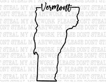Vermont Svg | Etsy