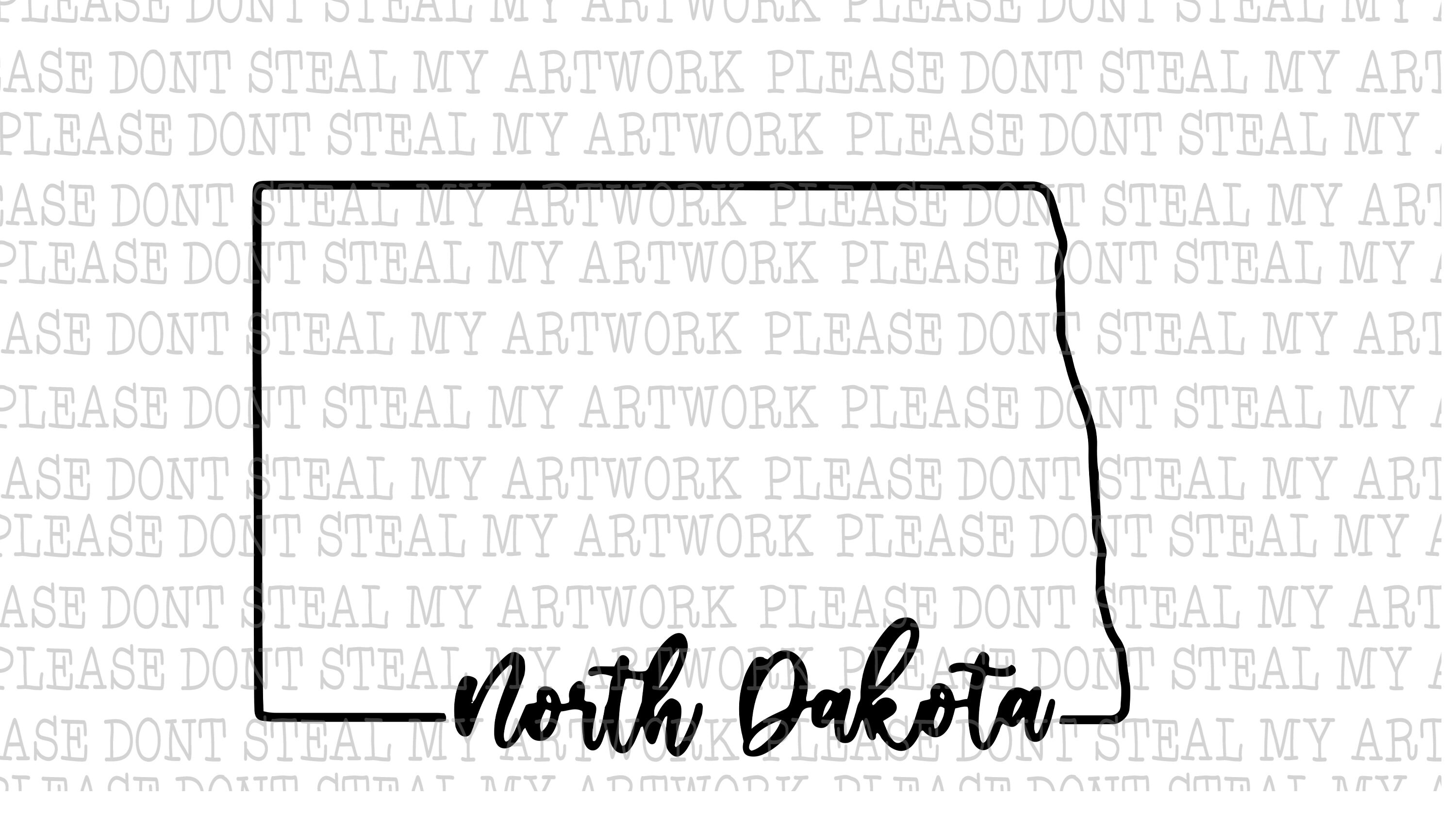 North Dakota Cursive Outline Digital File Transparent PNG Etsy North Dakota Cursive Outline Digital File Transparent PNG Etsy
