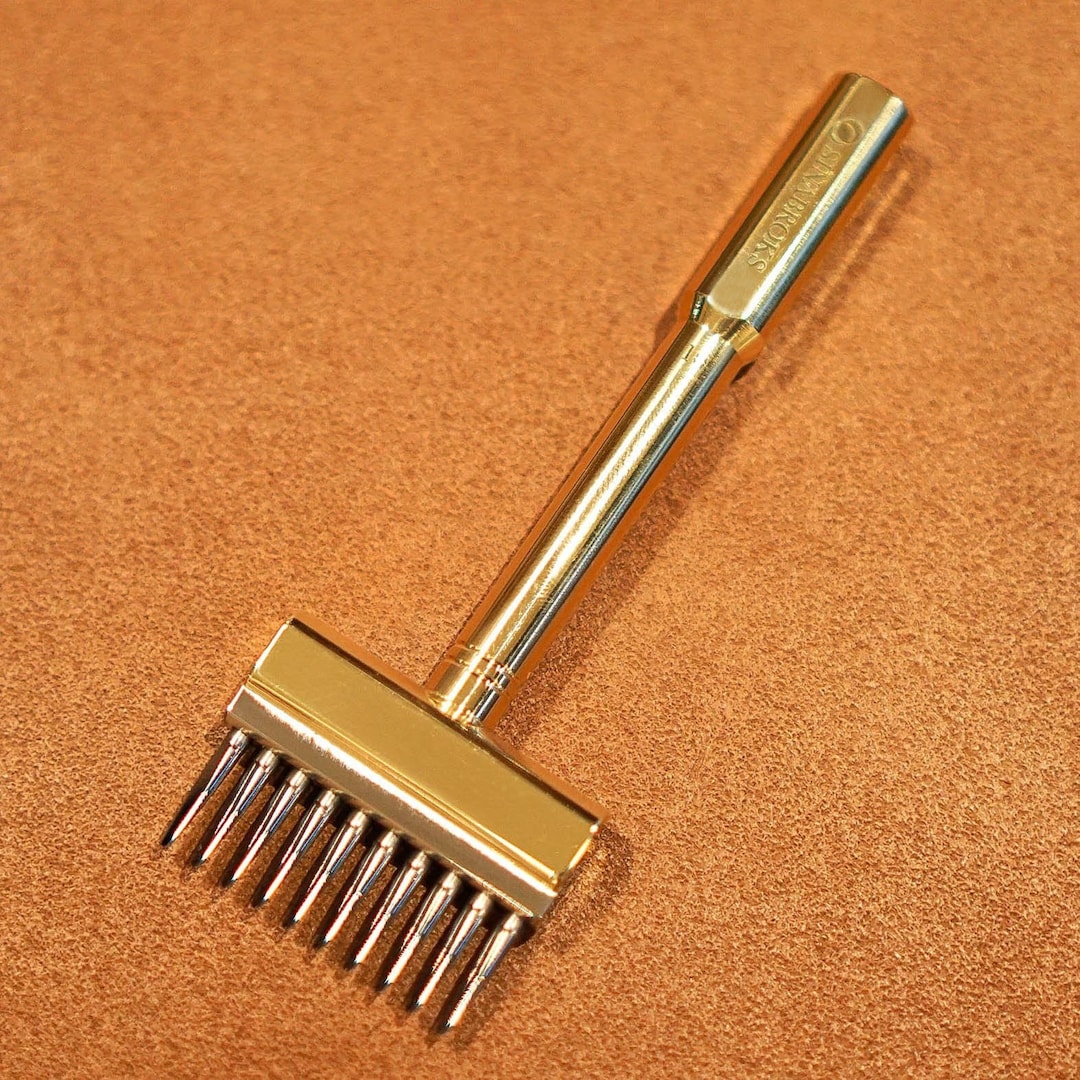 Sinabroks Inverse Pricking Irons - Thinner Width Ver. for Leathercraft ...
