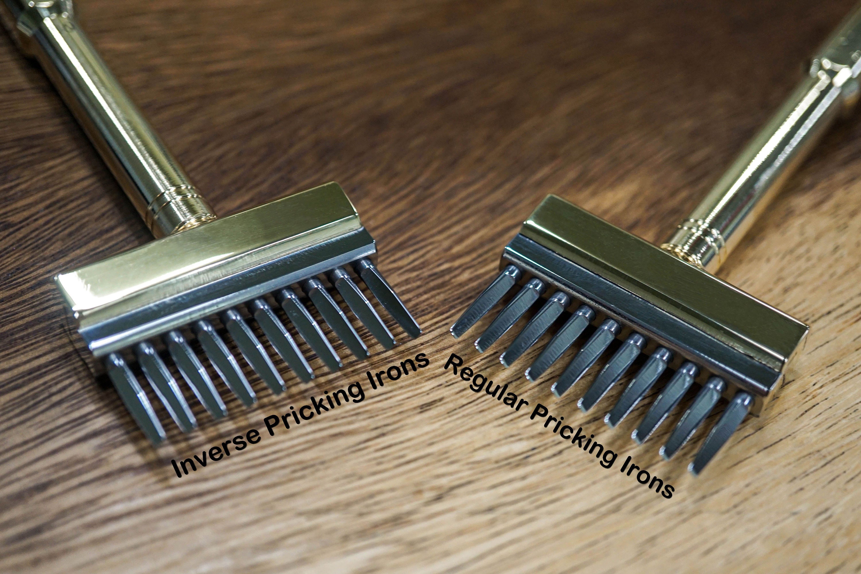 Sinabroks Inverse Pricking Irons - Thinner Width Ver. for Leathercraft ...