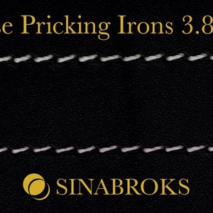 Sinabroks Inverse Pricking Irons - 2.2 Mm Width Tooth for Leathercraft ...