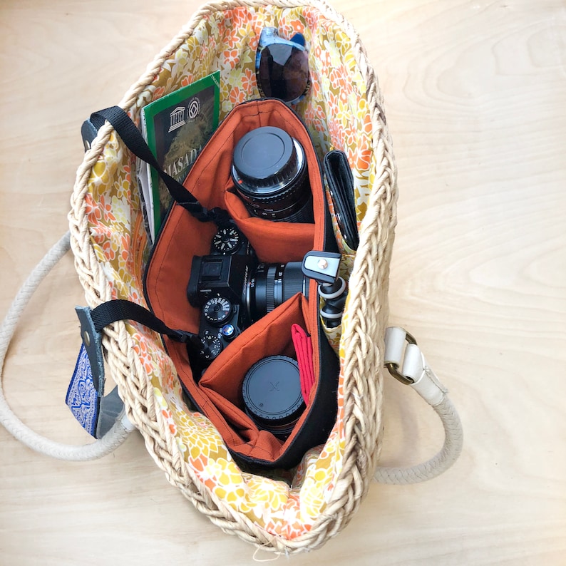 Bag Inserts - Removable Camera Gear Telescope Purse Handbag Dividers ...