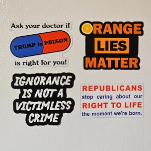 Orange Lies Matter Magnet: Anti-trump Political Fridge Magnet - Etsy