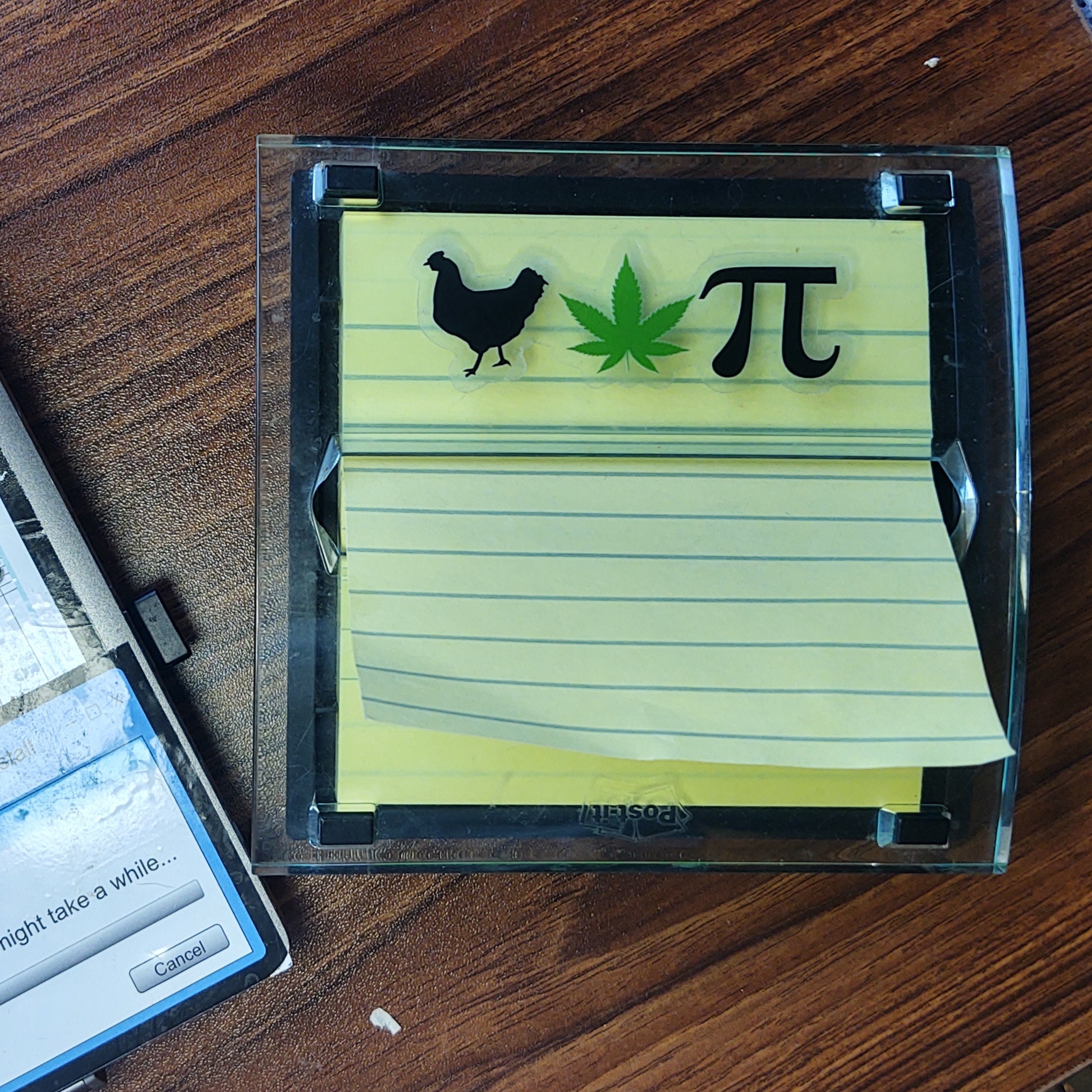Chicken Pot Pi Sticker, Legalize It, Do Math Smoke Weed Eat Chicken ...