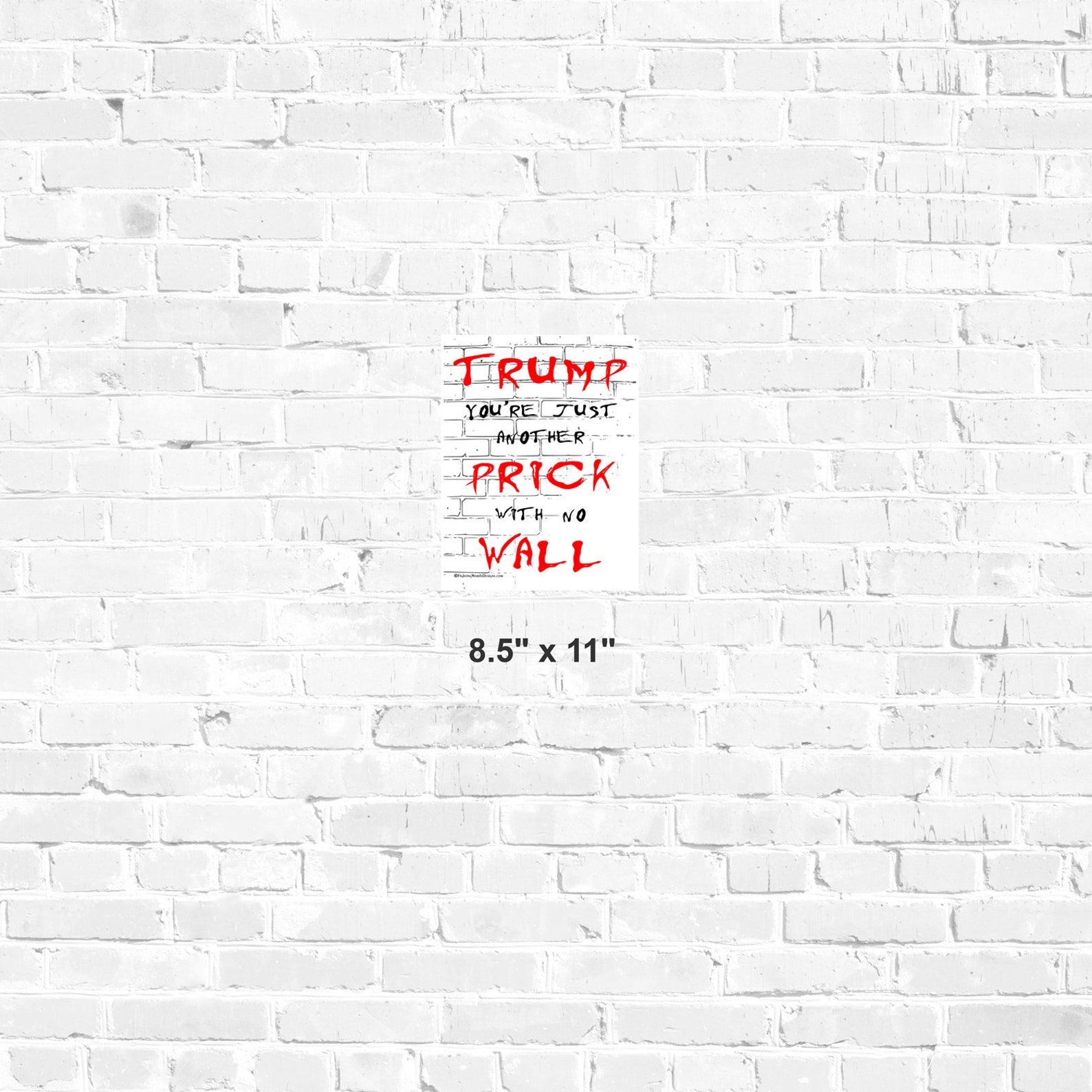 Anti-trump PRINTABLE Poster Trump You're Just Another - Etsy