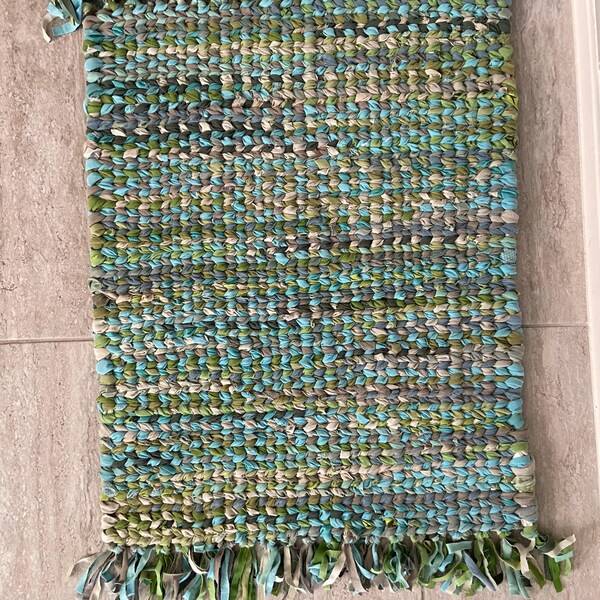 Twined Rag Rugs - Etsy