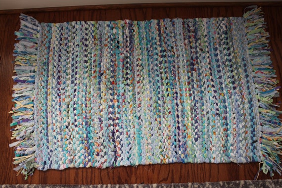 Rug Recycled Cotton Twined Rugs Rag Rugs 48x25 - Etsy