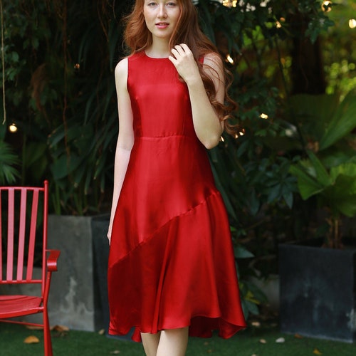 Red Carpet Silk Dress/luxury 100% Pure Mulberry Silk/mermaid | Etsy