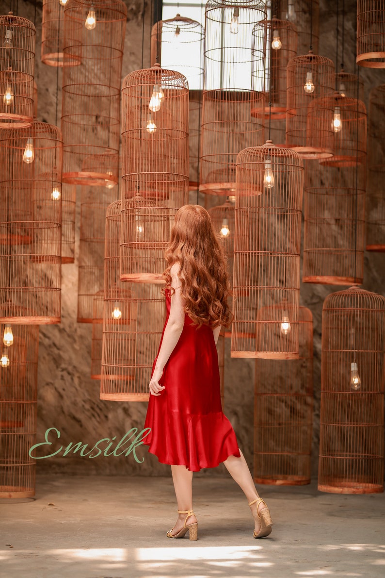 Red Carpet Silk Dress/luxury 100% Pure Mulberry Silk/mermaid - Etsy