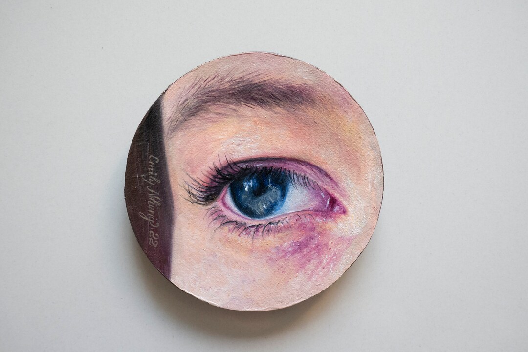 Original Oil Painting on 100% Silk Primed With Oil Ground and - Etsy