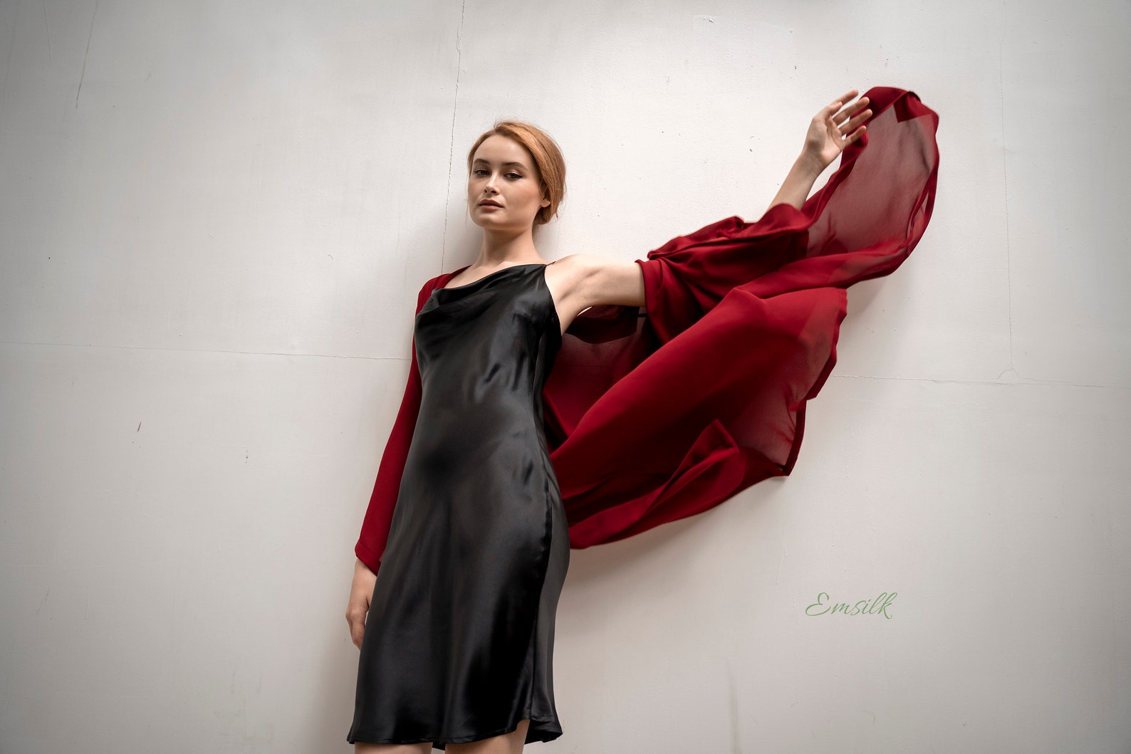 Burgundy Red Chiffon Robe/kimono Robe for Wedding/bridal - Etsy