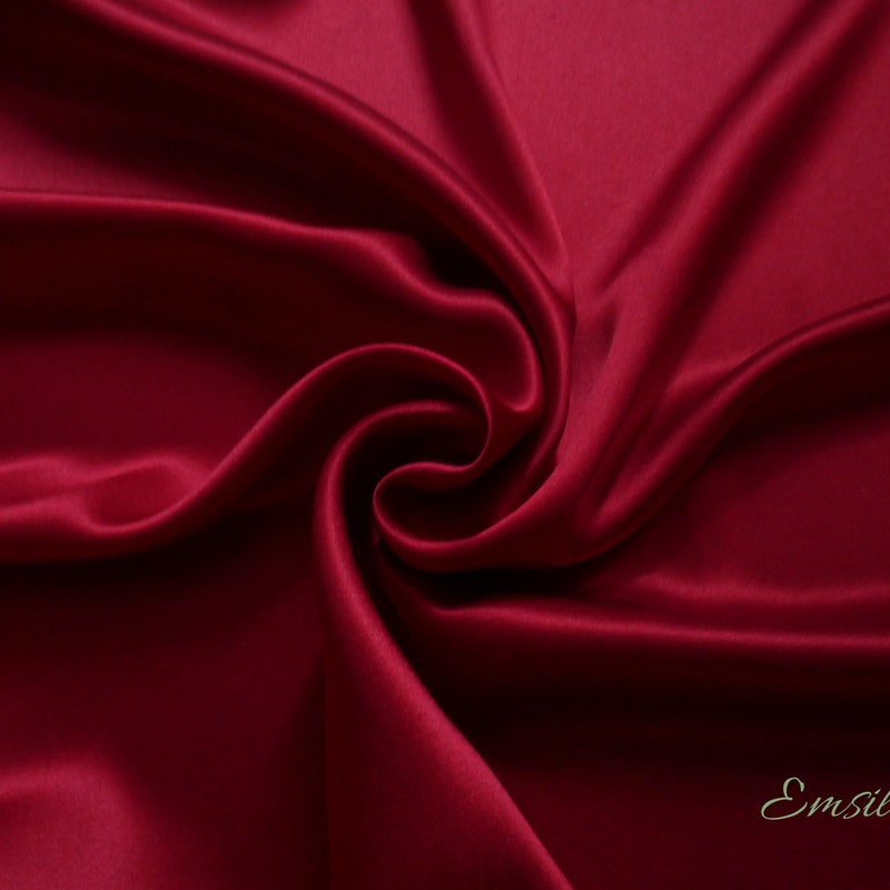 Raspberry Red Silk Fabric - Etsy