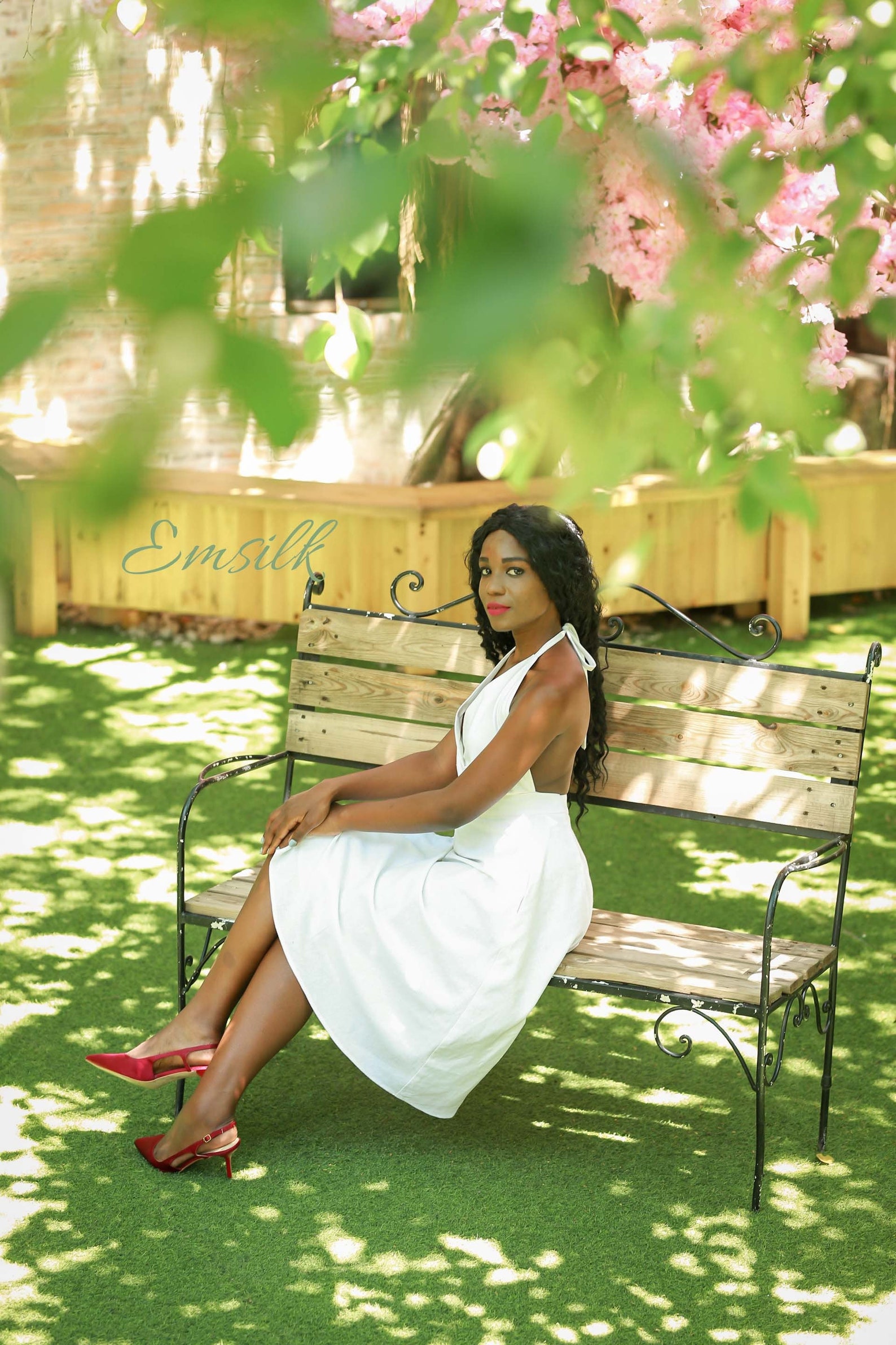 Backless Apron Linen Dress /bridesmaids Linen Dress/summer | Etsy